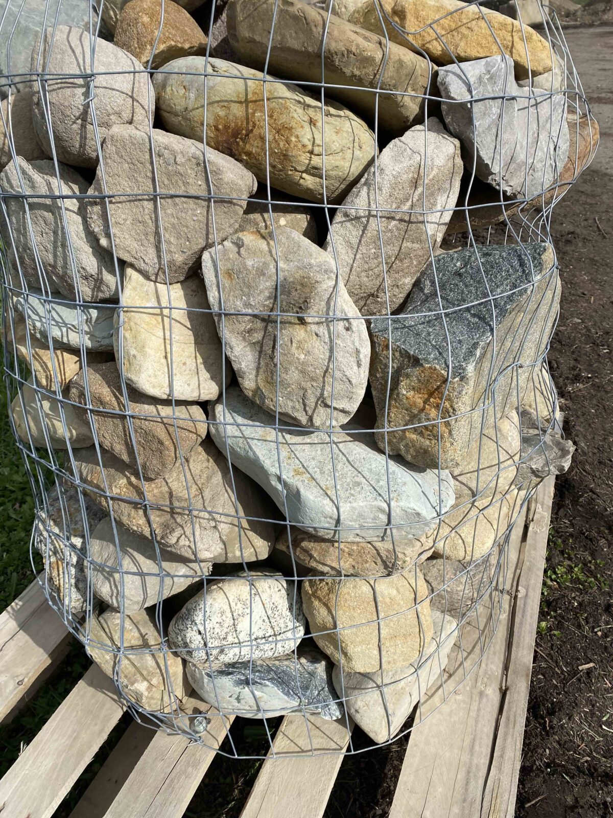 Landscape Stone Basket – Sold By The Basket | Mr. Mulch